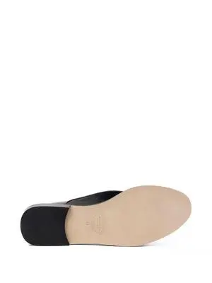 SCAROSSO Eros Crocodile-effect Sandals - Brown