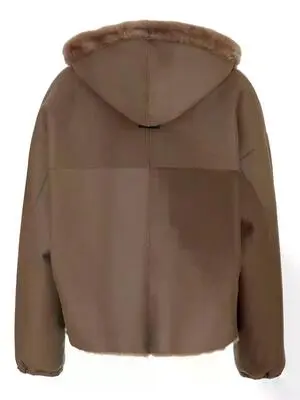 BLANCHA Hooded Shearling Jacket
