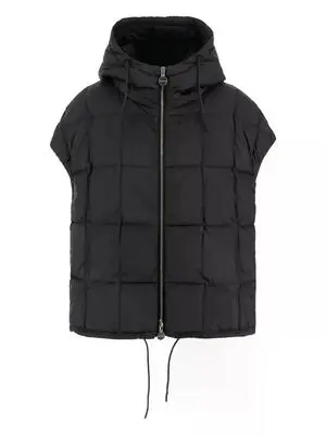 IENKI IENKI Cozy Arco Hooded Quilted Vest - Black