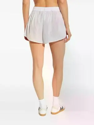 Alexander Wang Pinstripe Elastic-waist Shorts - White