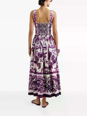 Dolce & Gabbana Graphic-print Midi Dress