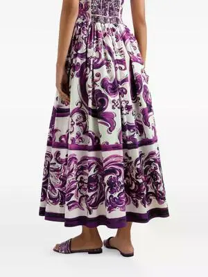 Dolce & Gabbana Graphic-print Midi Dress