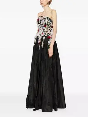 SAIID KOBEISY Embroidered Maxi Dress