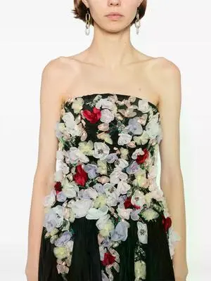 SAIID KOBEISY Embroidered Maxi Dress