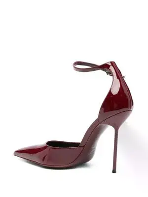 Paris Texas 105mm Lidia Ankle-strap Pumps - Red