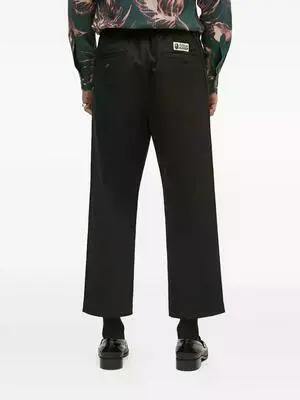 A BATHING APE Logo-appliqué Trousers