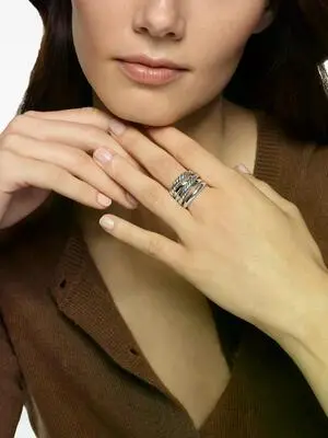 David Yurman Sterling Five-row Cable Ring