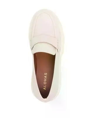 ALOHAS Trailblazer 55mm Leather Loafers - Neutrals