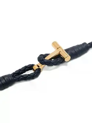 TOM FORD Braided Leather Bracelet