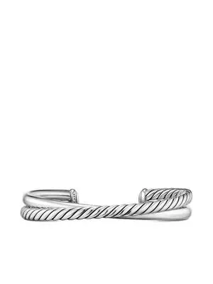 David Yurman Sterling Twisted Cuff Bracelet - Silver