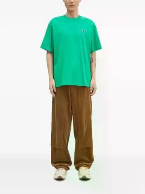 A BATHING APE Logo-appliqué Cotton T-shirt - Green