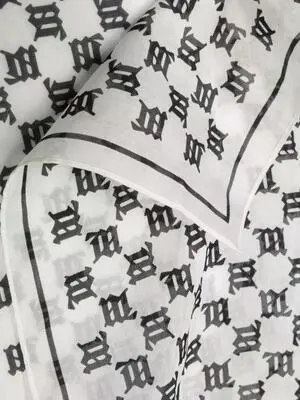 MISBHV Two-tone Monogram Scarf