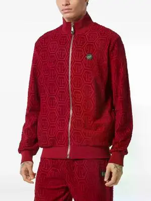 Philipp Plein Monogram-jacquard Track Jacket