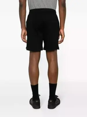 JAMES PERSE Mélange-effect Cotton Track Shorts