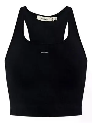 PANGAIA Racer-back Compression Tank Top - Black