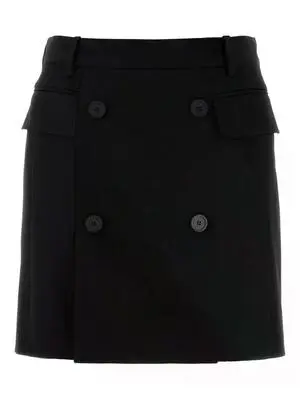 Balenciaga Decorative-button Mini Skirt