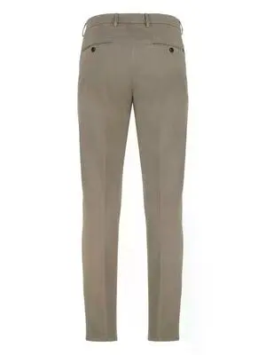 DONDUP Stretch-cotton Straight-leg Pants - Neutrals
