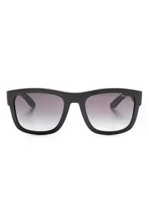 Prada Logo-debossed Square-frame Sunglasses