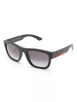 Prada Logo-debossed Square-frame Sunglasses