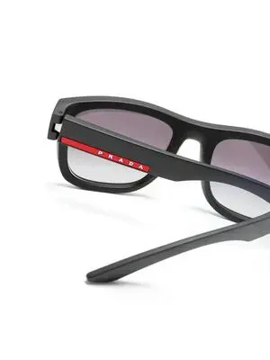 Prada Logo-debossed Square-frame Sunglasses
