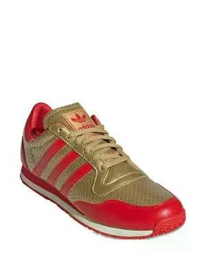 Adidas Galaxy Og Perforated Leather Trainers