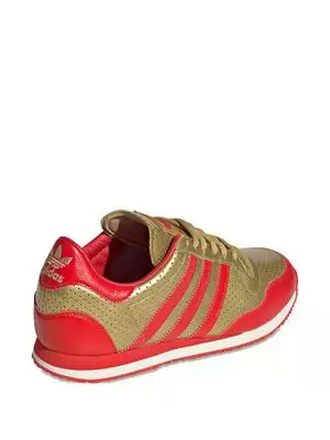 Adidas Galaxy Og Perforated Leather Trainers