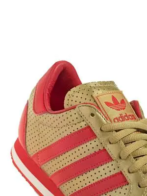 Adidas Galaxy Og Perforated Leather Trainers