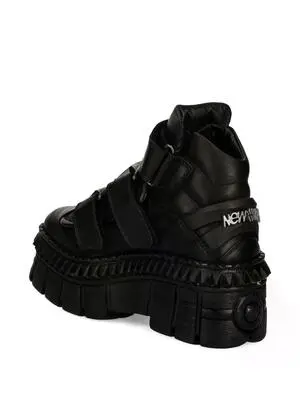 NEW ROCK Strap-detail Platform Sneakers