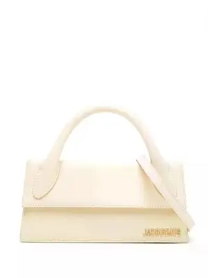 Jacquemus Le Chiquito Long Leather Tote - Neutrals