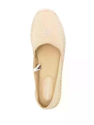 Tommy Hilfiger Logo-embroidered Cotton Espadrilles