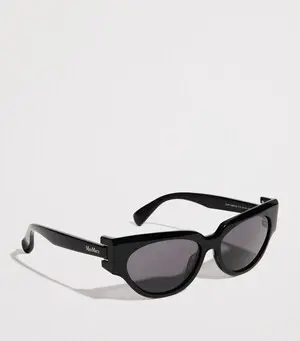 Max Mara Acetate Oval Clip1 Sunglasses