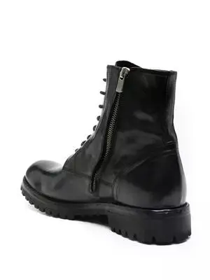 Officine Creative Ikonic 001 Lace-up Boots - Black
