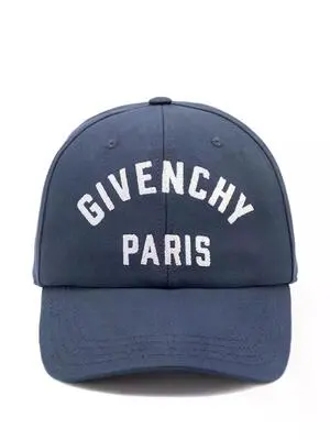 Givenchy Logo-embroidered Cap - Blue