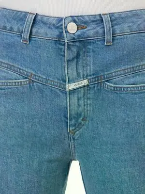 Closed High-waisted Straight Leg Jeans