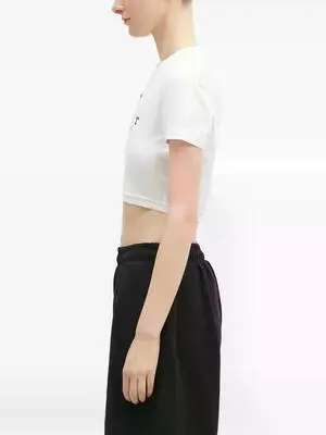 Vetements Eye-chart Cropped Top