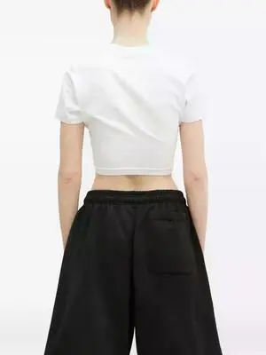 Vetements Eye-chart Cropped Top