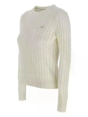 SUN 68 Cable-knit Sweater - Light And Natural
