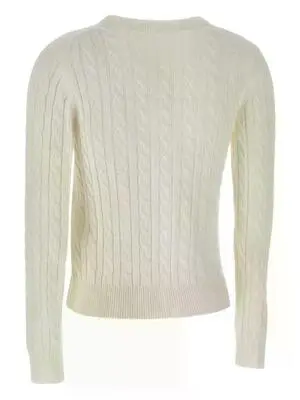 SUN 68 Cable-knit Sweater - Light And Natural