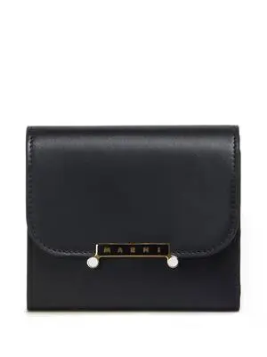 Marni Flap Wallet - Black