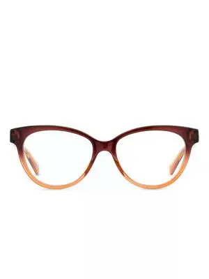 Gucci Cat-eye Frame Glasses - Red