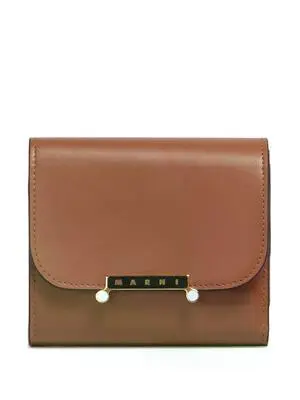 Marni Leather Wallet - Brown