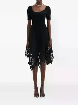 Oscar De La Renta Floral-lace Dress