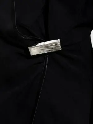 Attico Wrap-front Split Maxi Dress