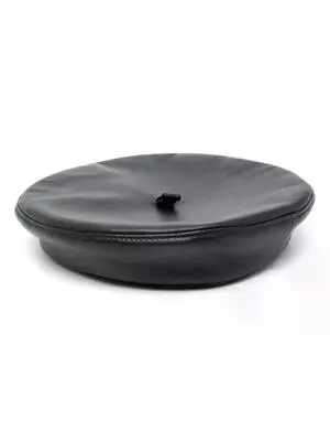 Ruslan Baginskiy Smooth-grain Leather Beret