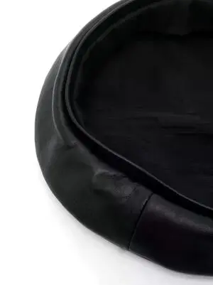 Ruslan Baginskiy Smooth-grain Leather Beret