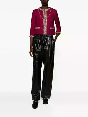 Valentino Garavani Embellished-border Jacket
