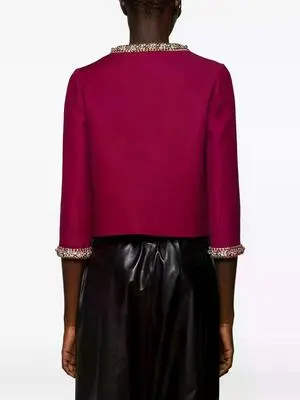 Valentino Garavani Embellished-border Jacket