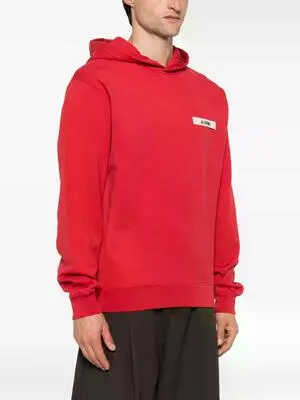 Jacquemus Gros Grain Hooded Sweatshirt - Red
