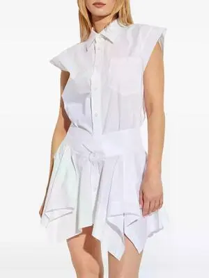 Alexander Wang Button-front Layered Shirt Dress