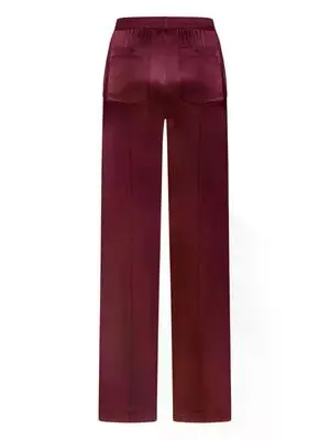 TOM FORD Satin Trousers - Red